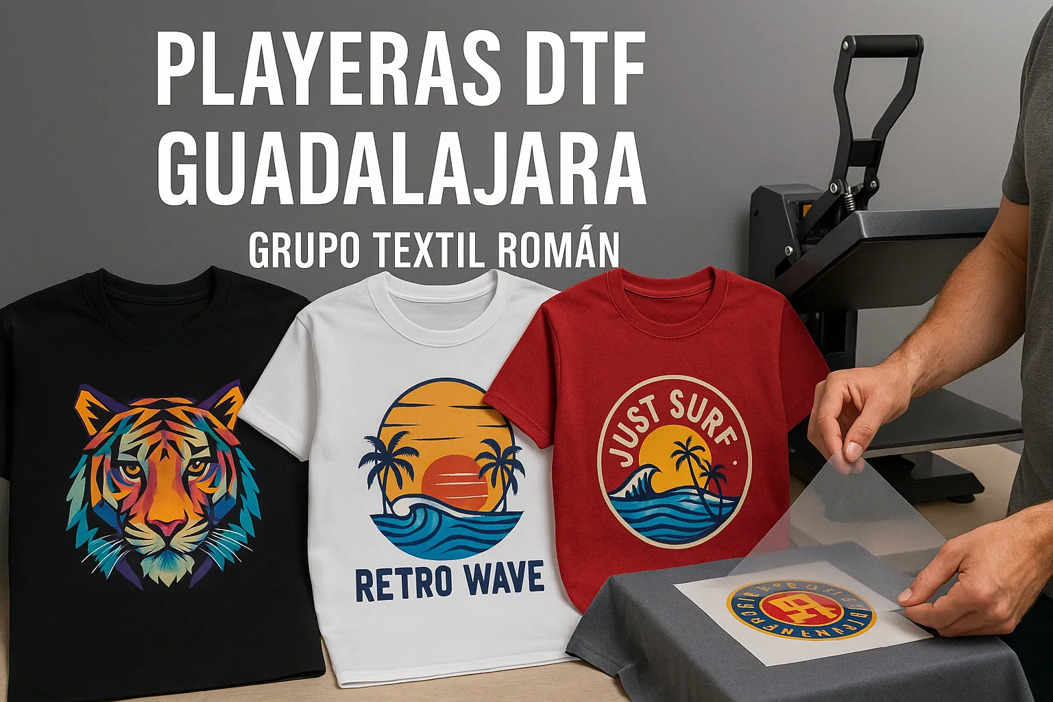 Playeras DTF en Guadalajara | Impresión y Fabricación Personalizada